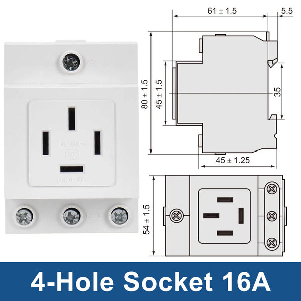 AC30 Din Rail Socket – DIHOOL