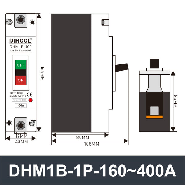DHM1B-1P Molded Case Circuit Breaker – DIHOOL