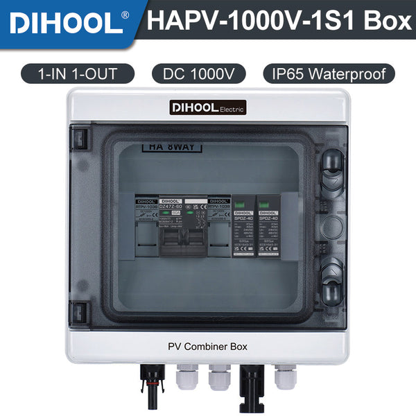 HAPV-1000V-1S1 PV Combiner Box – DIHOOL
