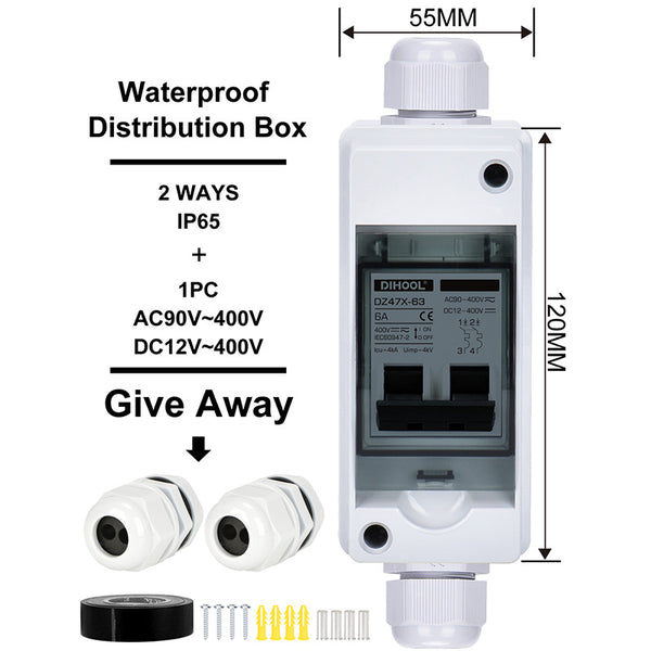 HT2-DZ47X Waterproof Box Miniature Circuit Breaker – DIHOOL