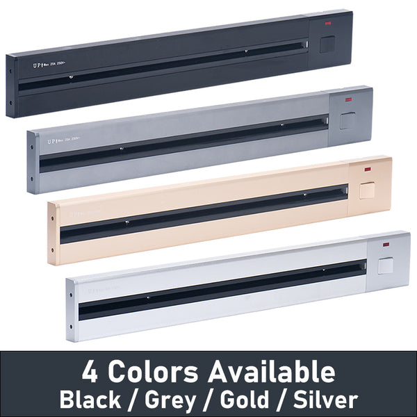 PTS1 Power Track Socket Adaptor Surface Installation Black/Glod/Silver – DIHOOL