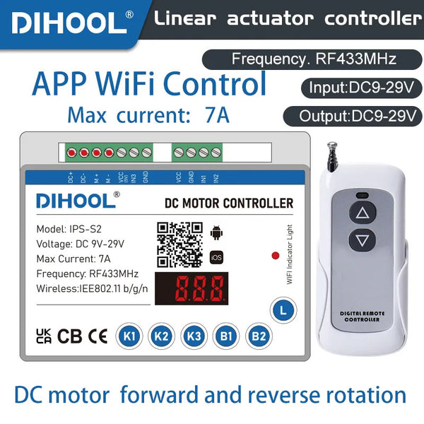 DC Motor serial port Controller For Electric Linear Motion Actuator - IPS-S2 – DIHOOL