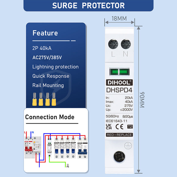 SPD4 AC Surge Protective Device – DIHOOL