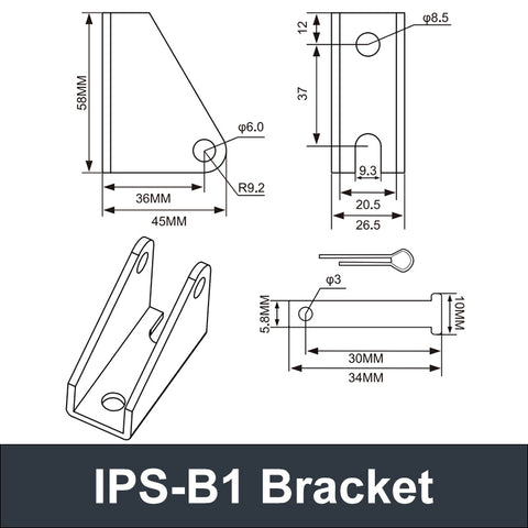 IPS-B1 U-6 Bracket – DIHOOL