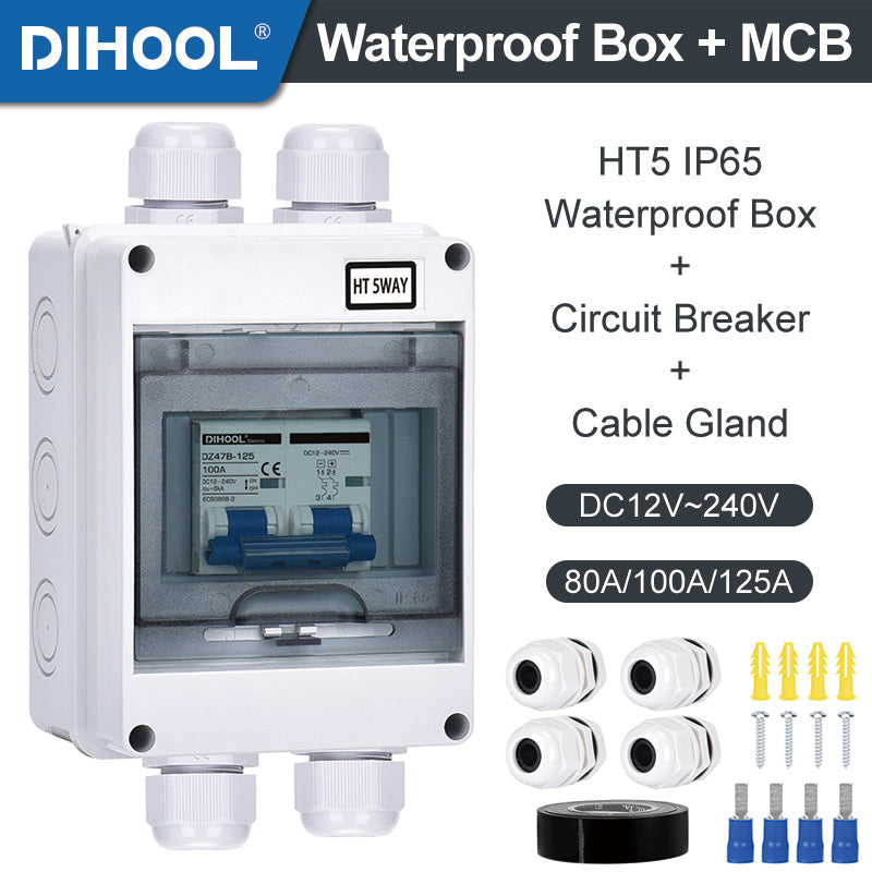 HT5-DZ47B Waterproof Box Miniature Circuit Breaker – DIHOOL