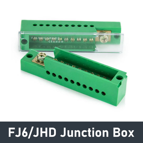 FJ6/JHD Junction Box Unipolar Splitter 1/2/3/4-IN Multiple-OUT Meterin ...