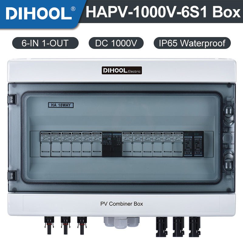 HAPV-1000V-6S1 PV Combiner Box – DIHOOL