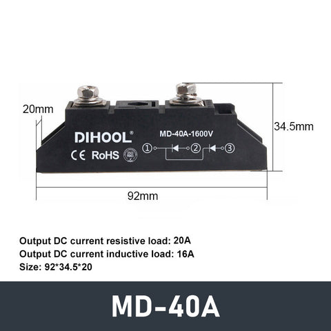 MD Rectifier New Energy Photovoltaic Anti-Reverse Diode – DIHOOL