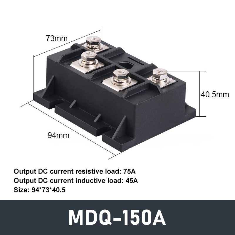 MDQ 30A-1200A Single-Phase Diode Bridge Rectifier Module With Radiator ...