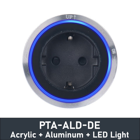 PTA-ALD Power Track Adapter With LED Light Movable Socket Round-Type A – DIHOOL