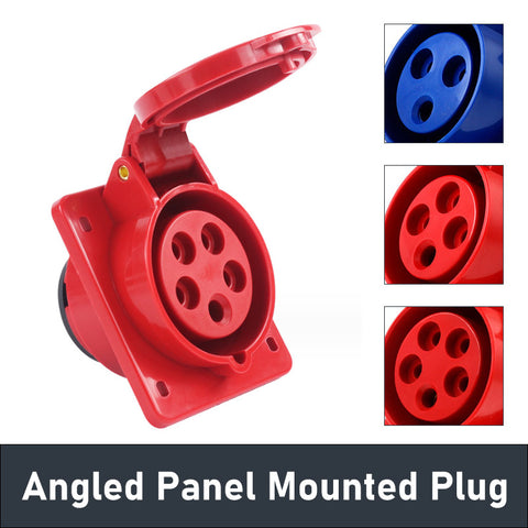 TXB-IP44 Industrial Plug And Socket Coupler Waterproof IP44 3/4/5Pins ...