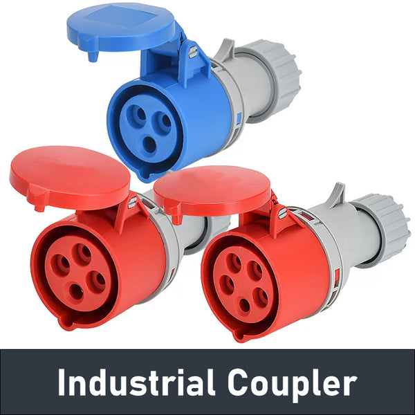 TXB-IP44 Industrial Plug And Socket Coupler Waterproof IP44 3/4/5Pins ...