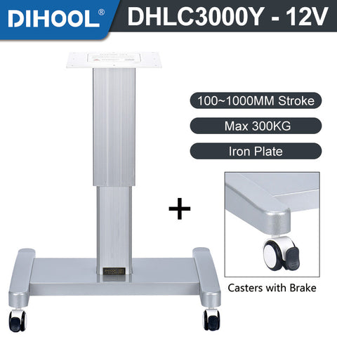 Movable Electric Lifting Column 12V DC Motor 2400N 528LB Load - DHLC30 ...