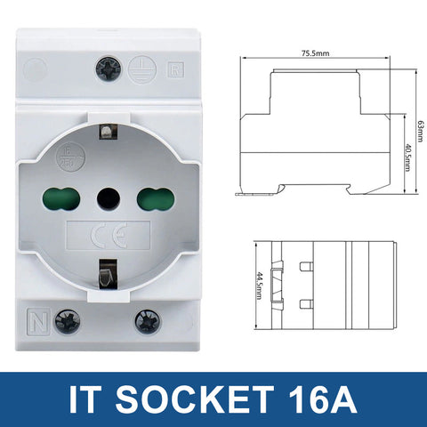 AC30 Din Rail Socket – DIHOOL
